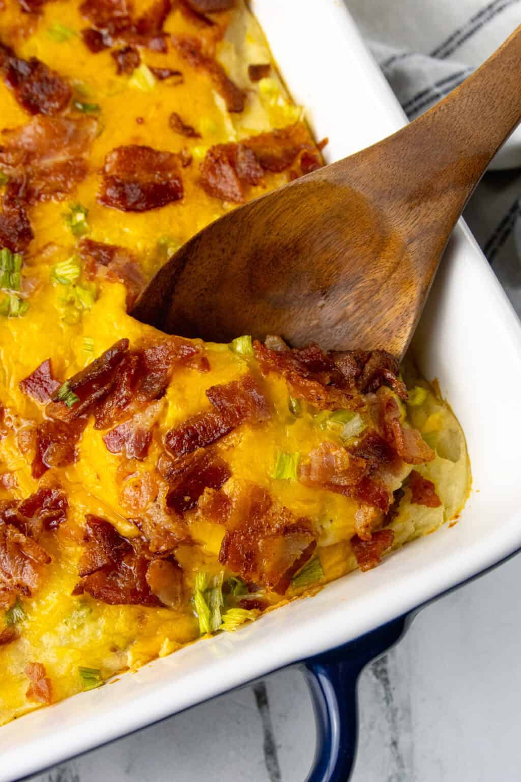 Cheesy Bacon Mashed Potatoes