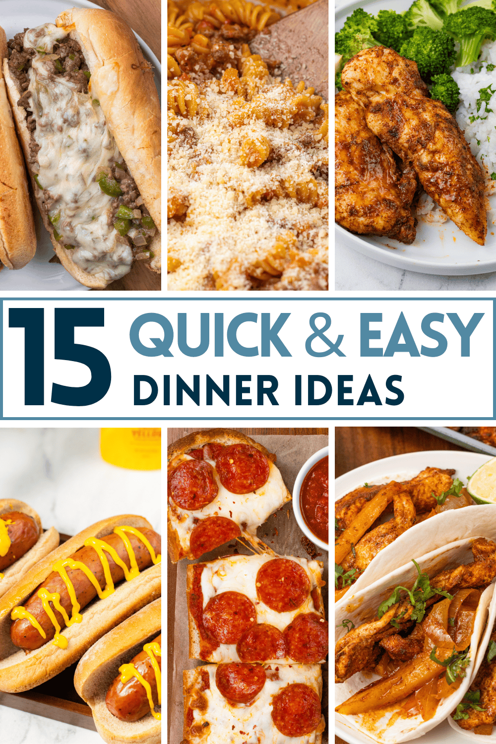 15 Quick and Easy Dinner Recipes