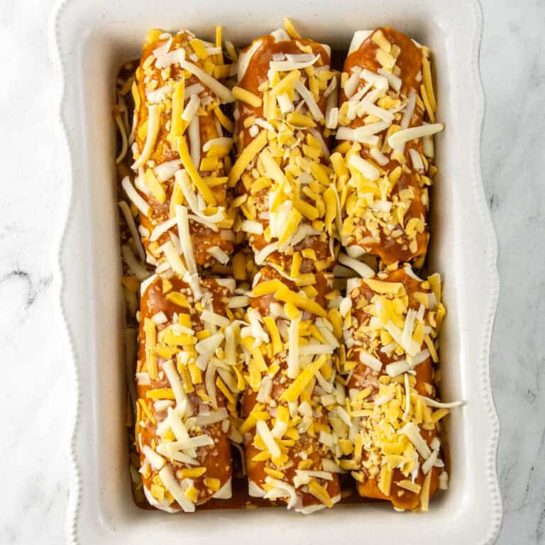 Extra Saucy Ground Beef Wet Burritos