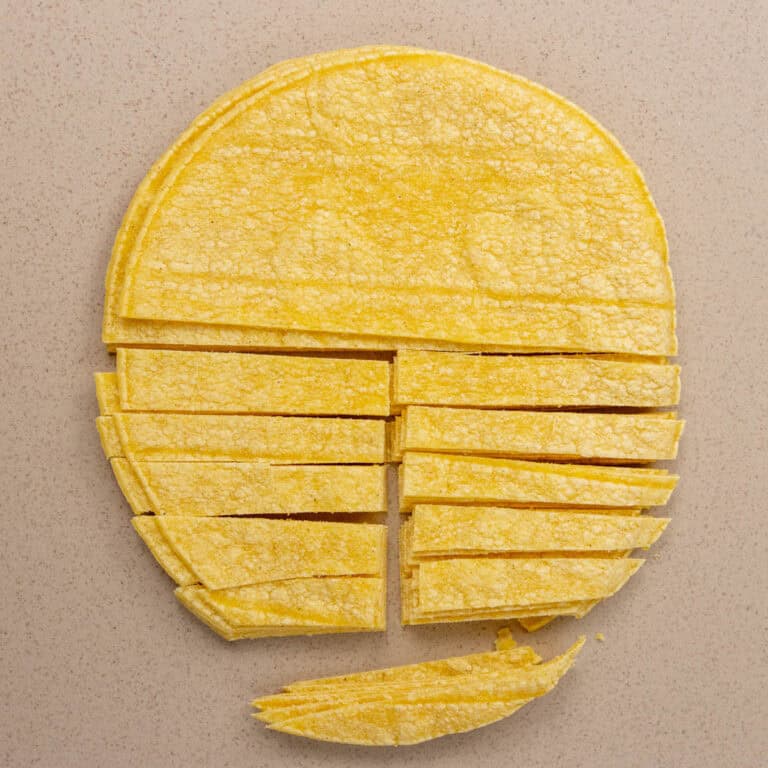 Baked Tortilla Strips Perfect for Soup and Salad