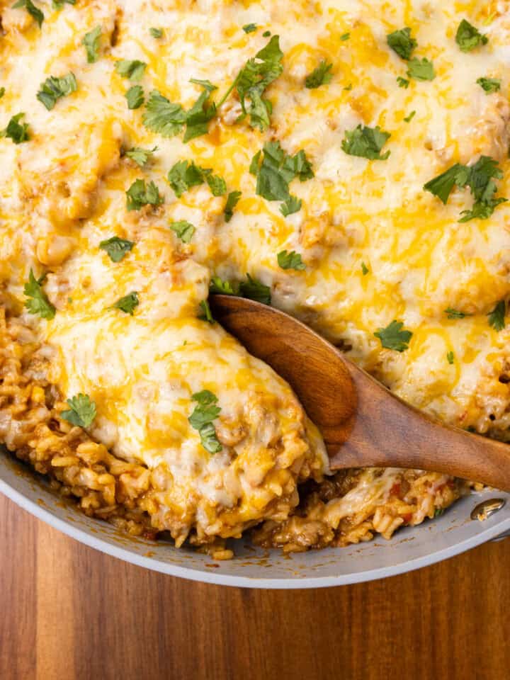 Quick & Easy Cheesy Mexican Rice