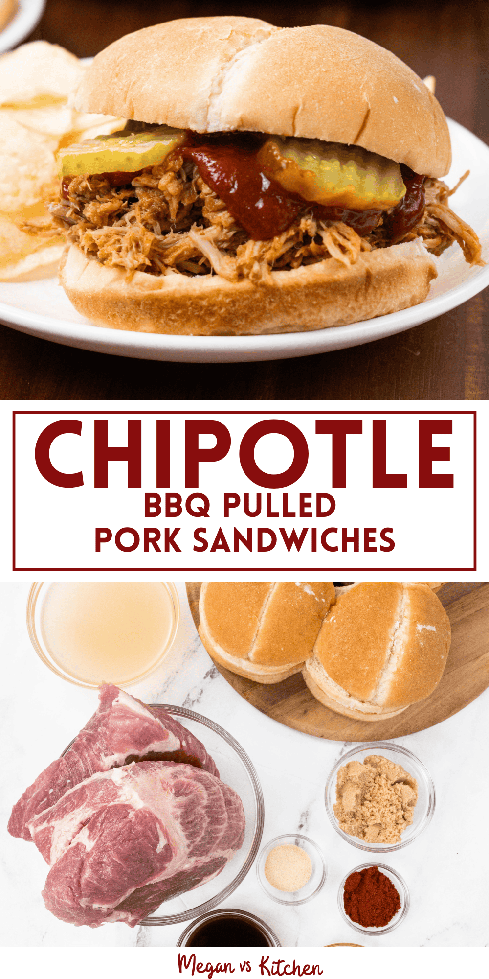 Easy Chipotle BBQ Pulled Pork (Slow Cooker)