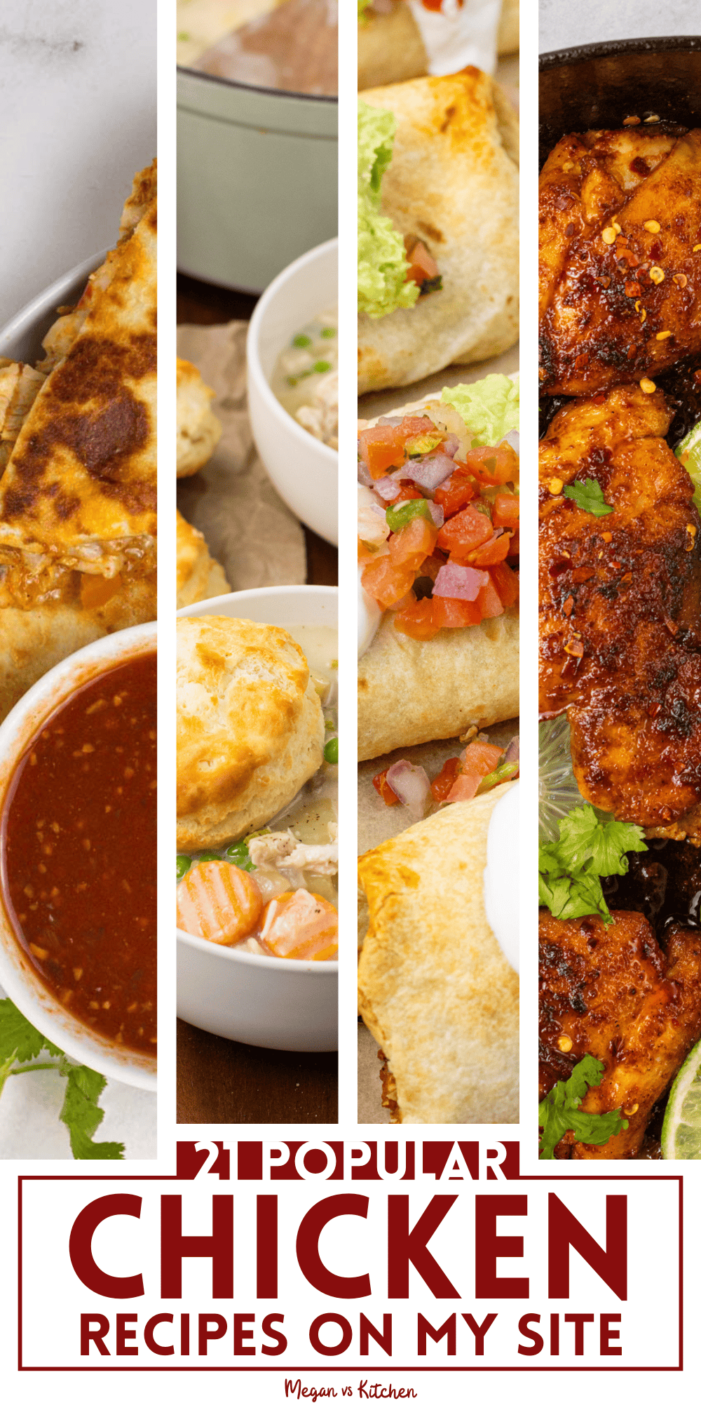 21 of the Most Popular Chicken Recipes on My Site