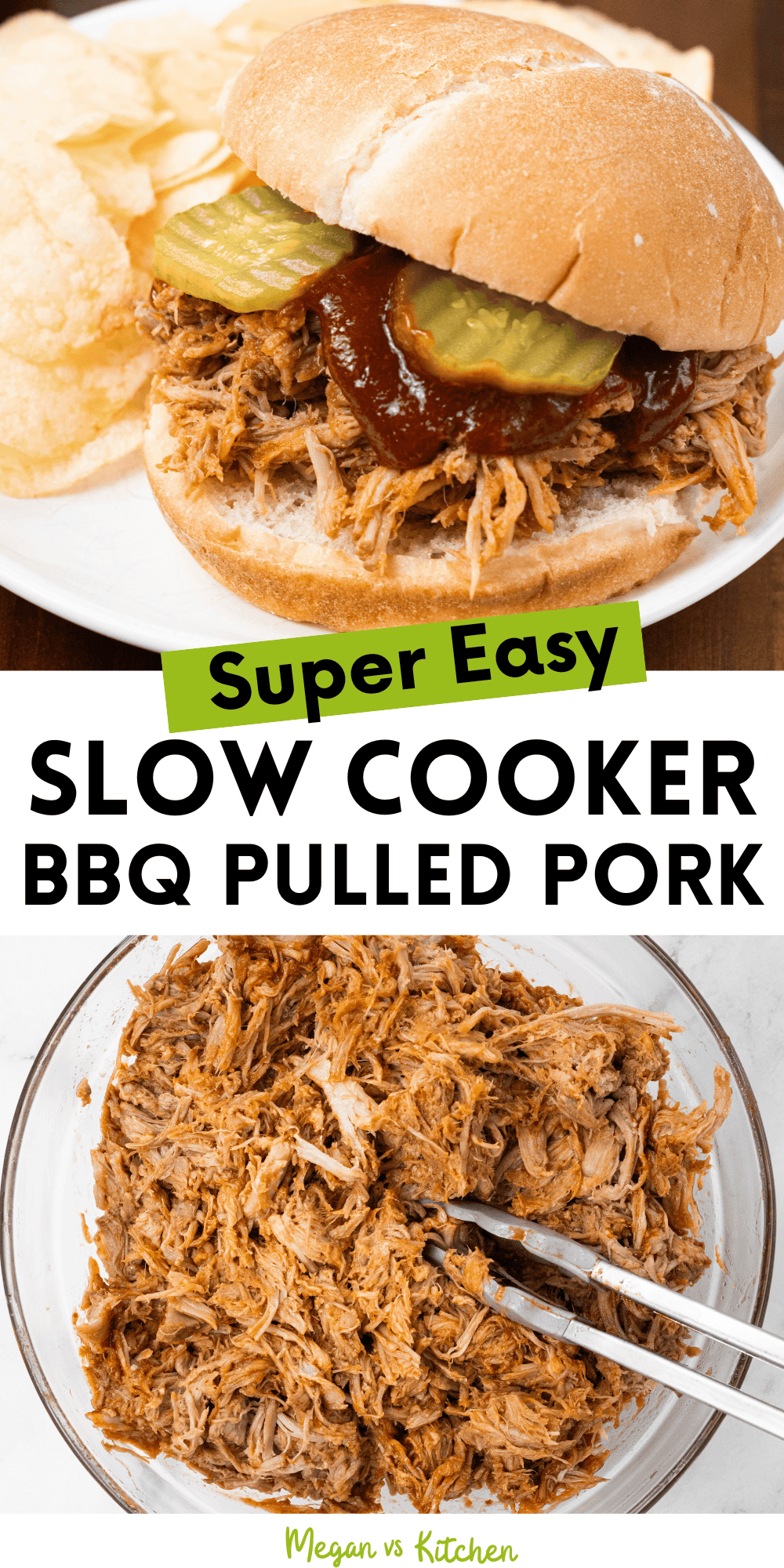 Easy Chipotle BBQ Pulled Pork (Slow Cooker)