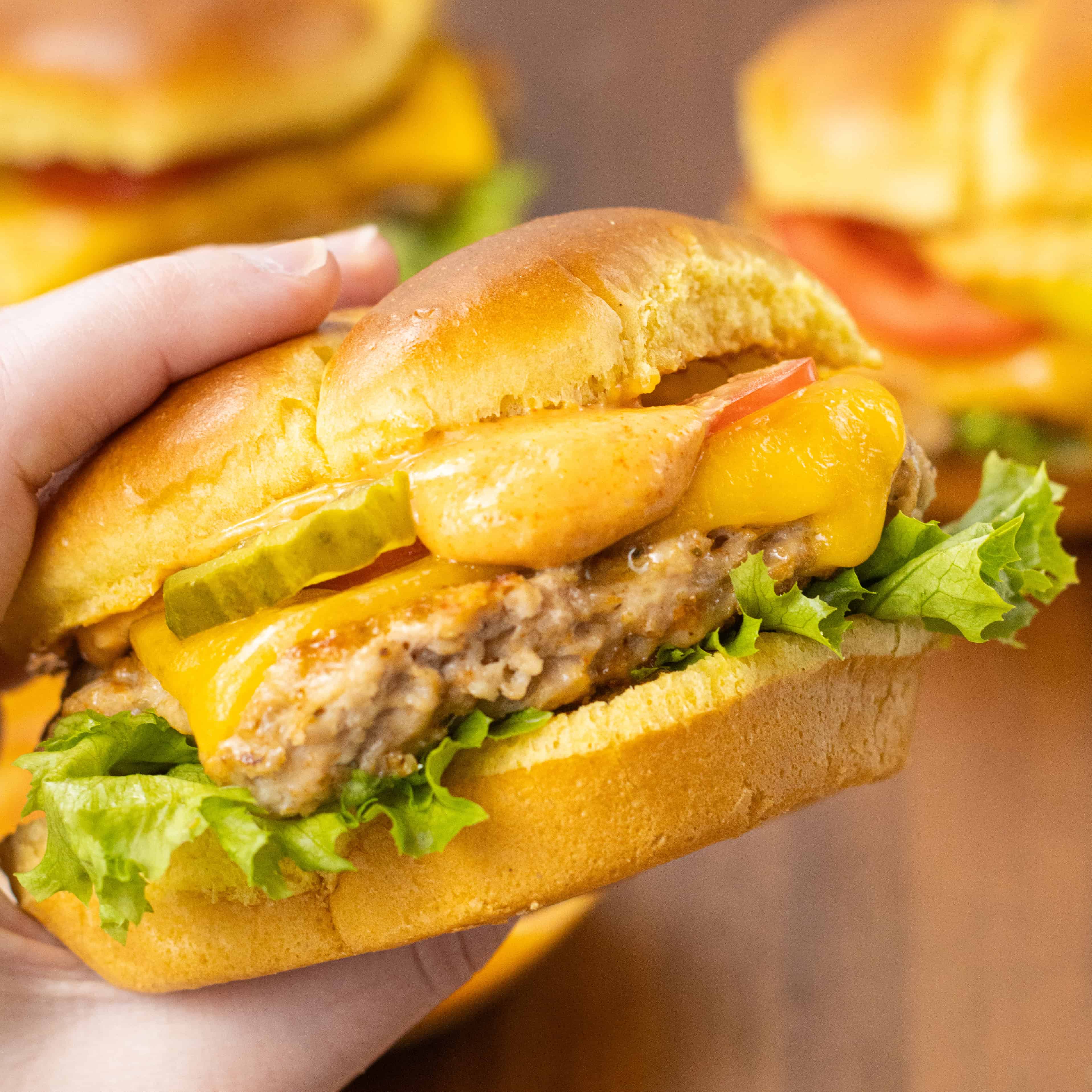 Juicy 15-Minute Chicken Burgers