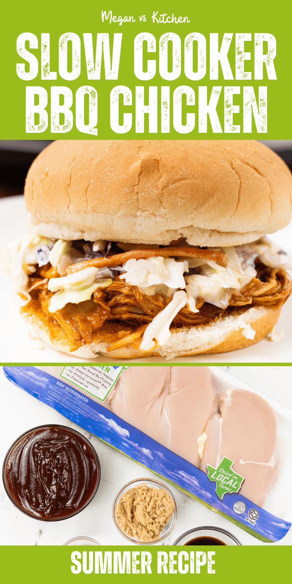 Slow Cooker BBQ Chicken